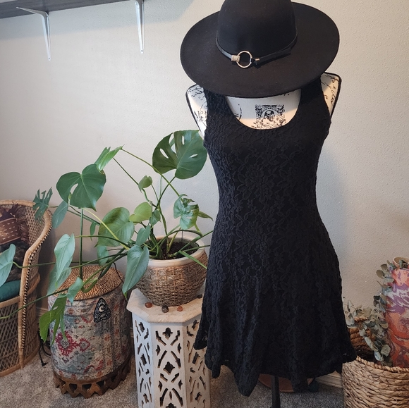 American Rag | Dresses | American Rag Black Lace Mini Dress | Poshmark